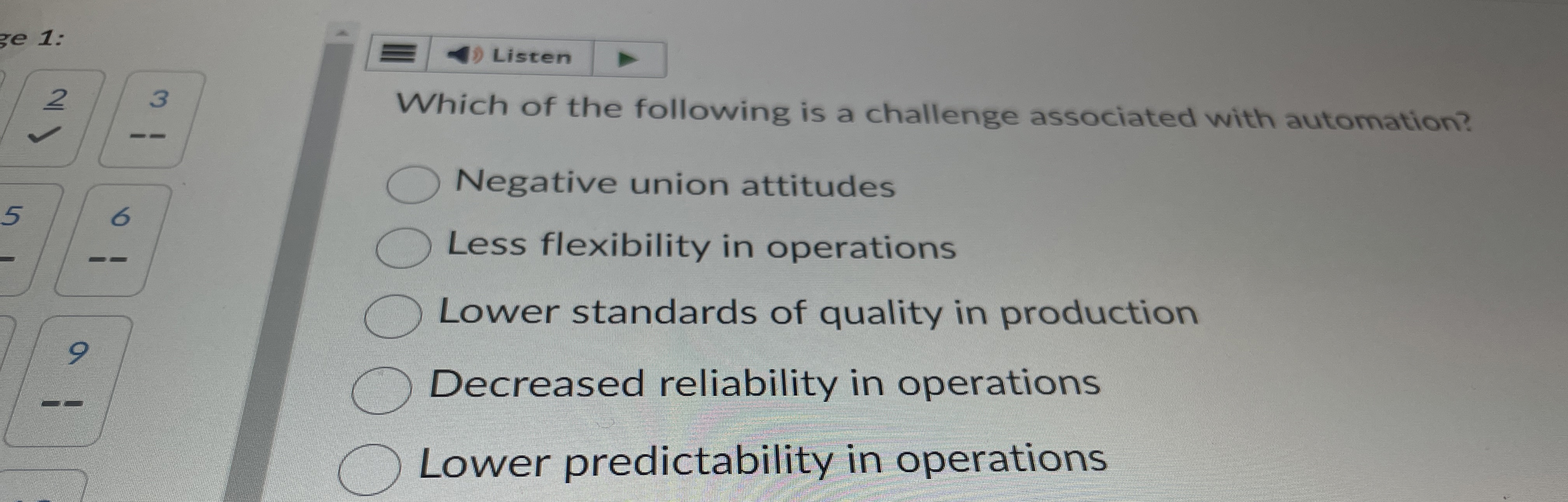 Solved Which of the following is a challenge associated with | Chegg.com