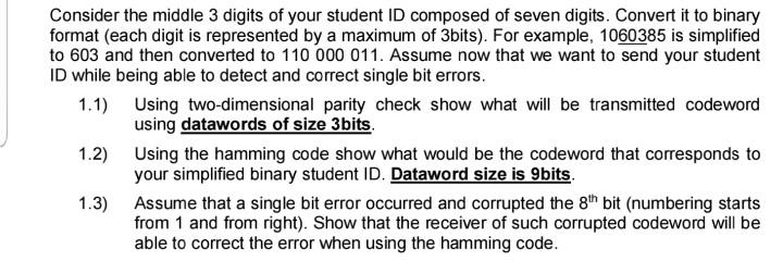 Solved Consider the middle 3 digits of your student ID | Chegg.com