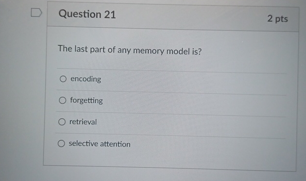 Solved Question 212 ptsThe last part of any memory model | Chegg.com Solved Question 212 ptsThe last part of any memory model | Chegg.com
