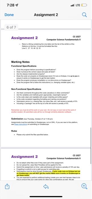 Introduction Assignment 2 CS1027 Provided files - | Chegg.com