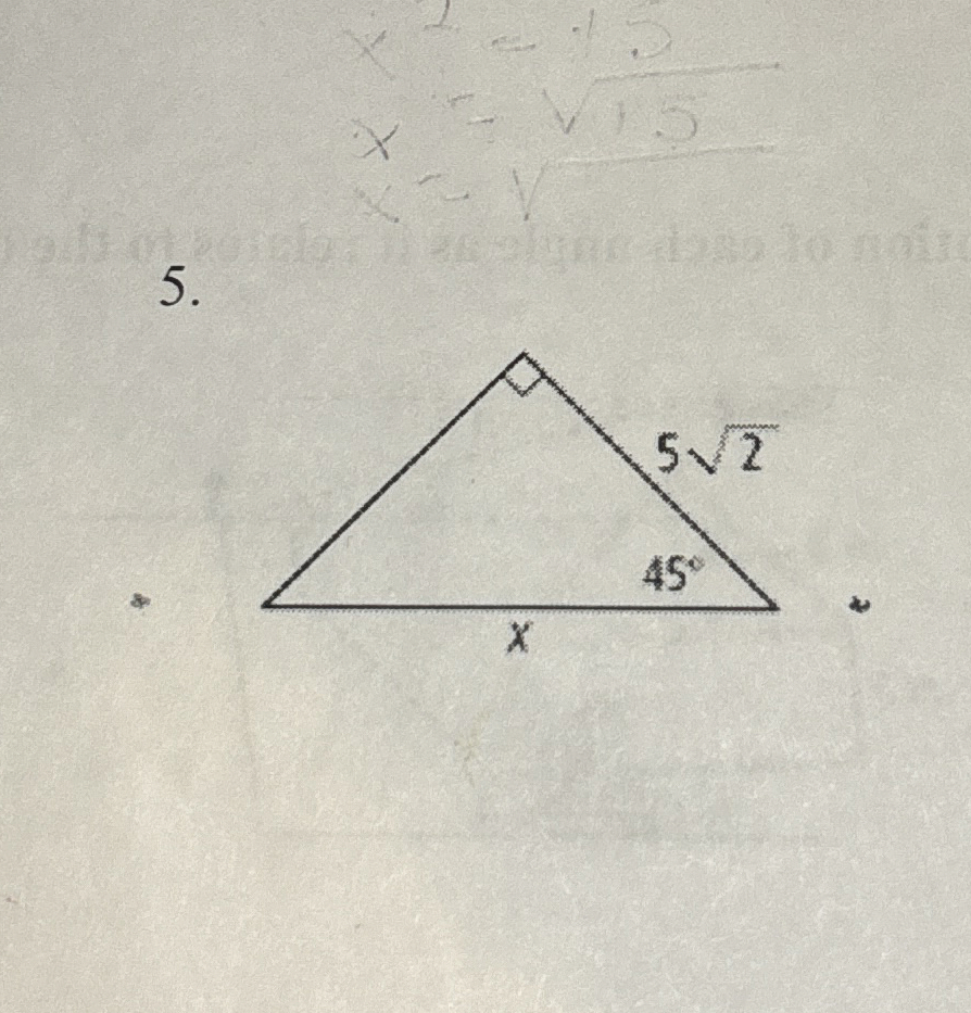 Solved Geometry B Unit 3 - ﻿TestFind the value of x. | Chegg.com