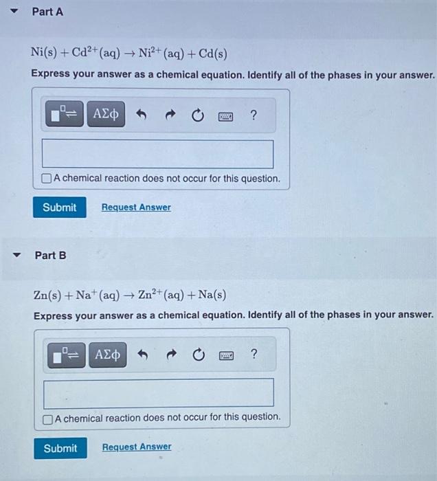 Solved Balance each of the following redox reactions | Chegg.com