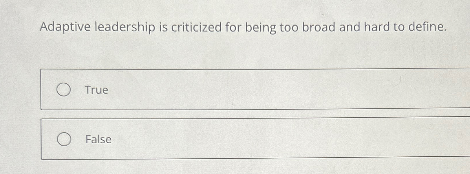 Solved Adaptive leadership is criticized for being too broad | Chegg.com