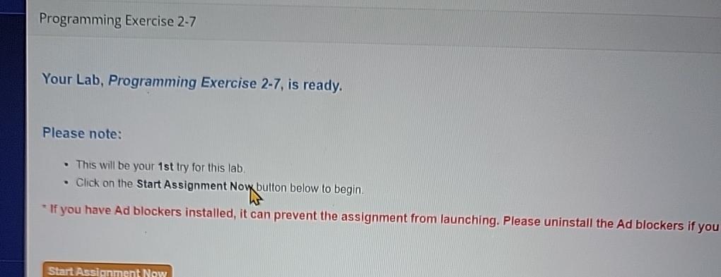 Solved Programming Exercise 2-7Your Lab, Programming | Chegg.com Solved Programming Exercise 2-7Your Lab, Programming | Chegg.com