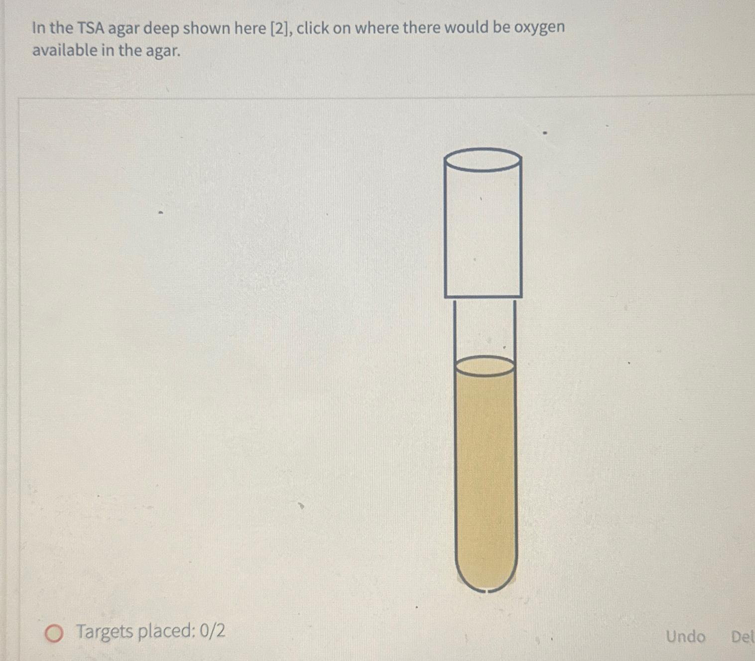 Solved In the TSA agar deep shown here [2], ﻿click on where | Chegg.com