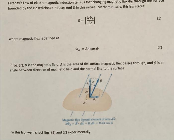 Solved Experiment Part A. Changing Magnetic Field 1. Choose | Chegg.com