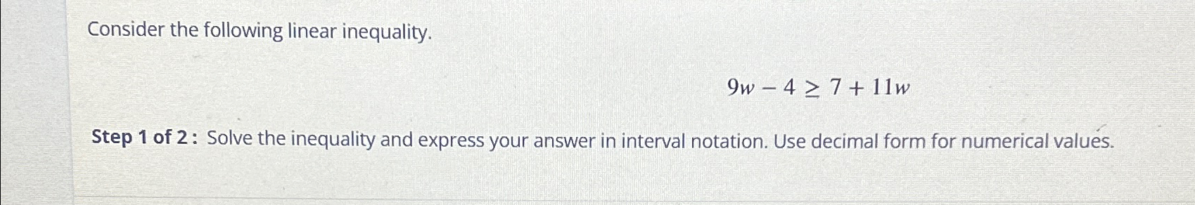 Solved Consider the following linear | Chegg.com