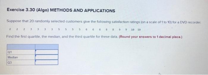 Solved Exercise 3.30 (Algo) METHODS AND APPLICATIONS Suppose | Chegg.com