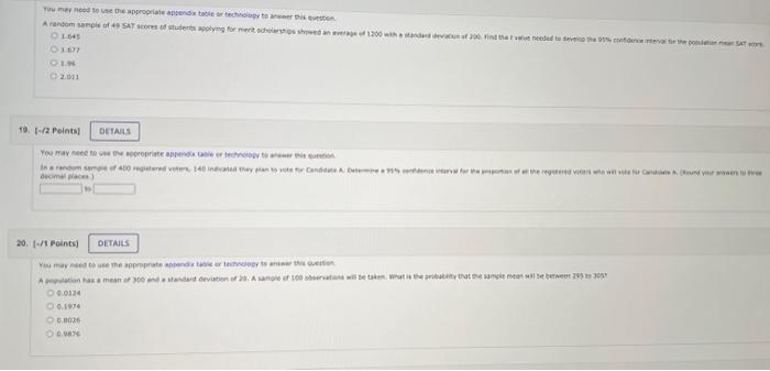 Solved Tuy mer noed to vae the apgropliale absensix table or | Chegg.com