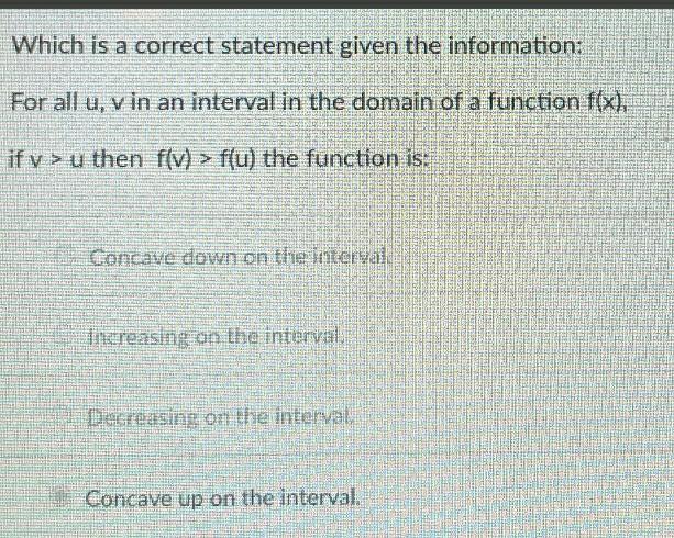 Solved Interpret the following information about a function | Chegg.com