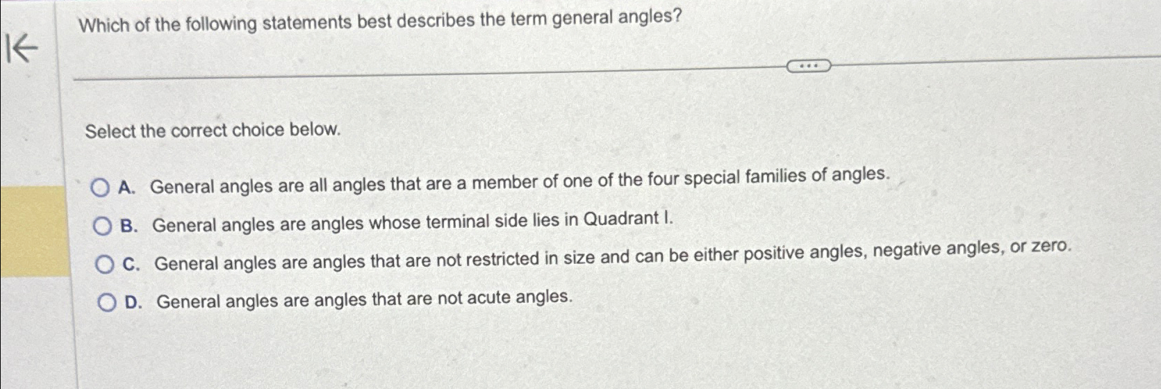 Solved Which of the following statements best describes the | Chegg.com