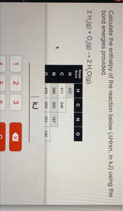 Solved Calculate the enthalpy of the reaction below (AHrxn, | Chegg.com