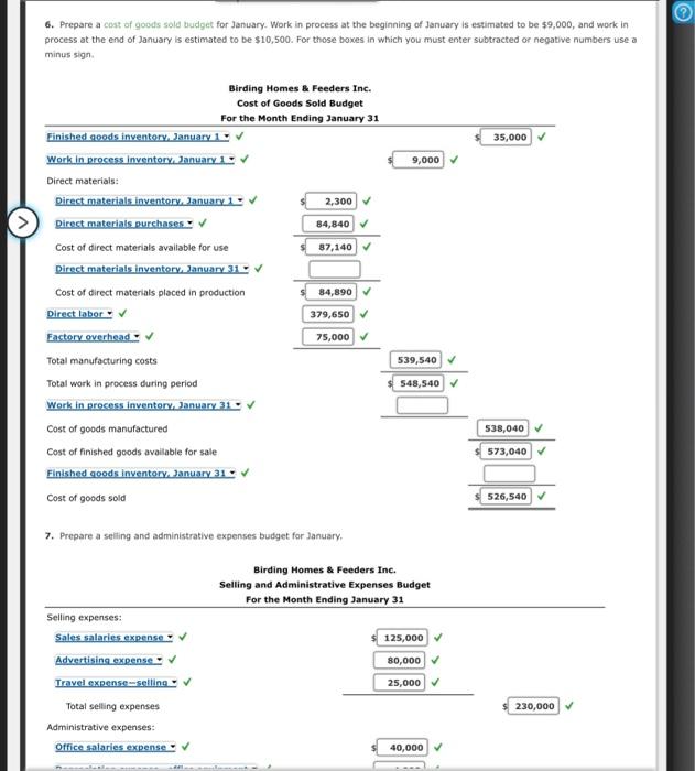 Solved Chapter 22: Homework Part 1 Budgeted income statement | Chegg.com