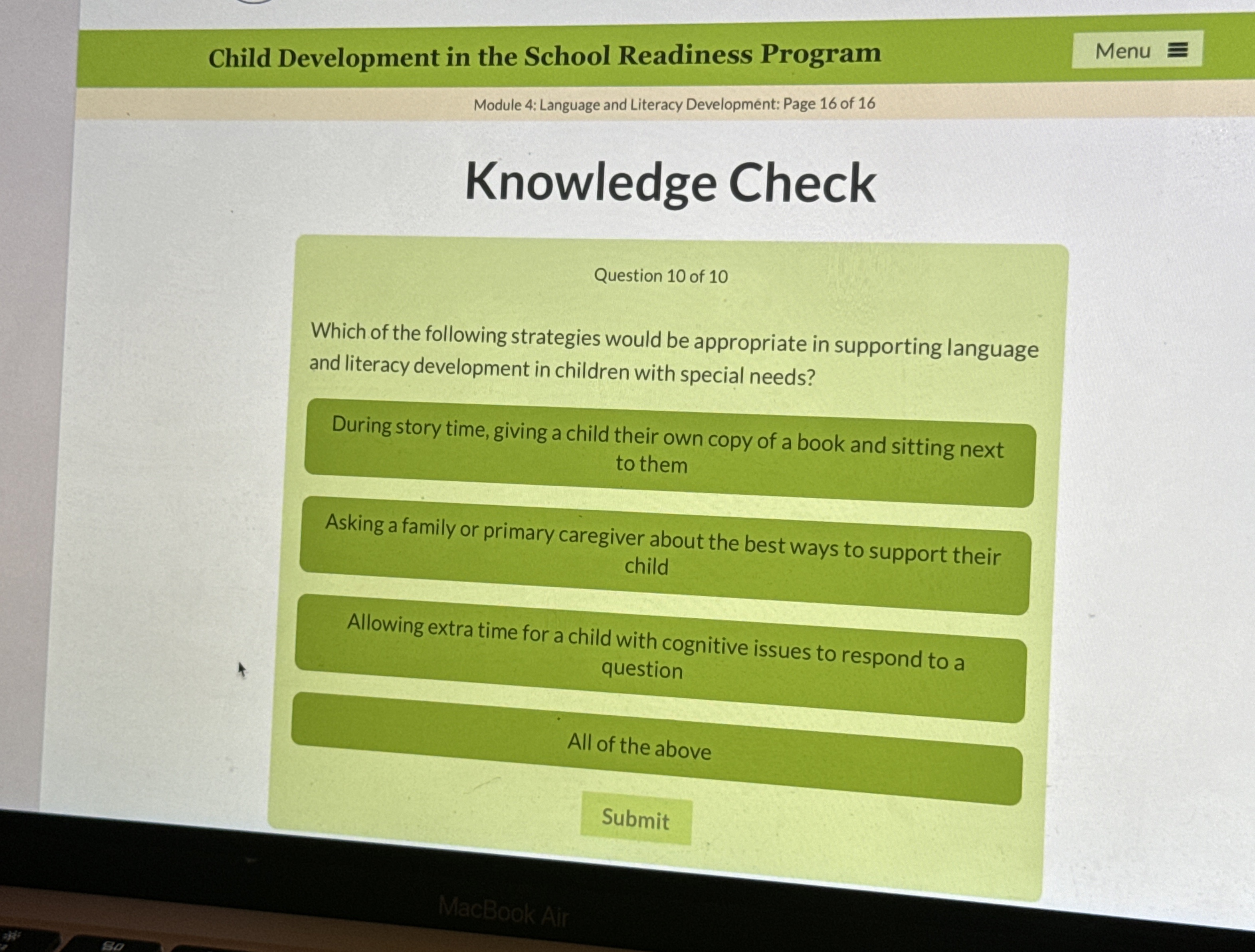 Solved Knowledge CheckQuestion 10 ﻿of 10Which of the | Chegg.com