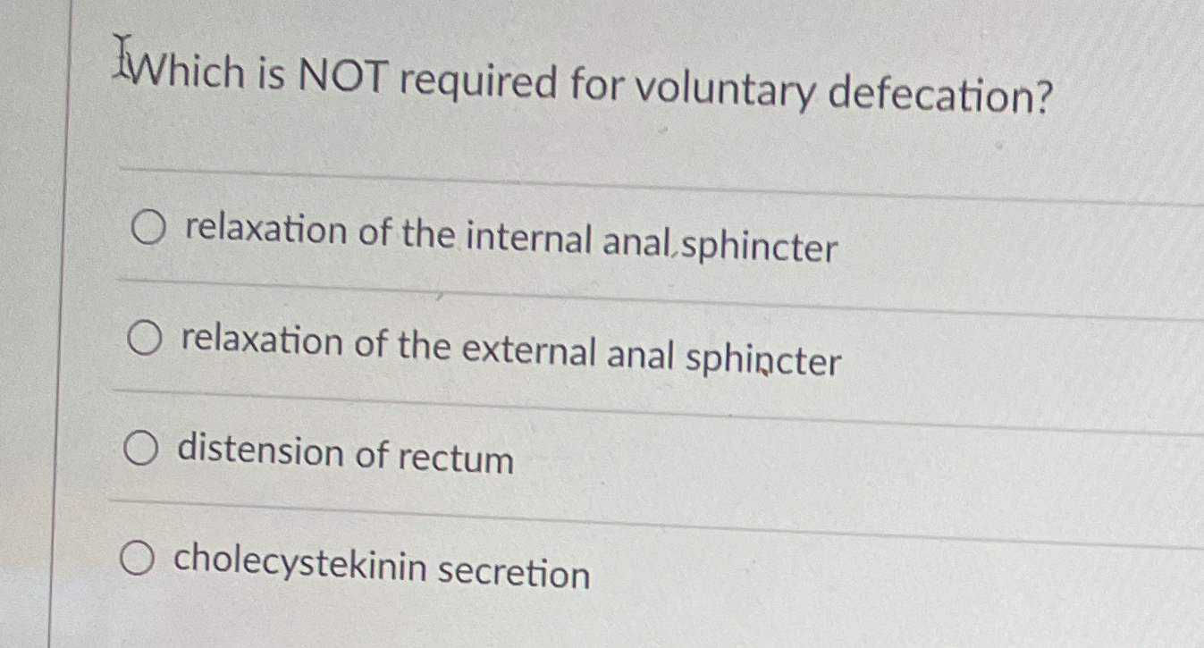 Solved Which is NOT required for voluntary | Chegg.com