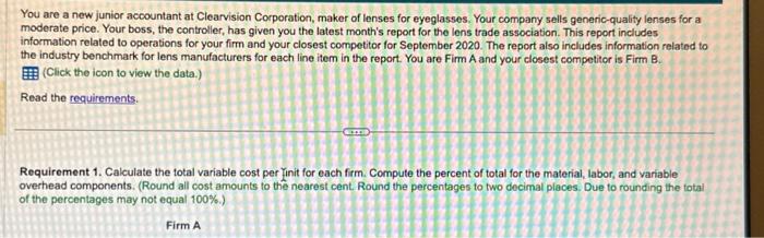 Solved Data table Materials input Materials price A | Chegg.com