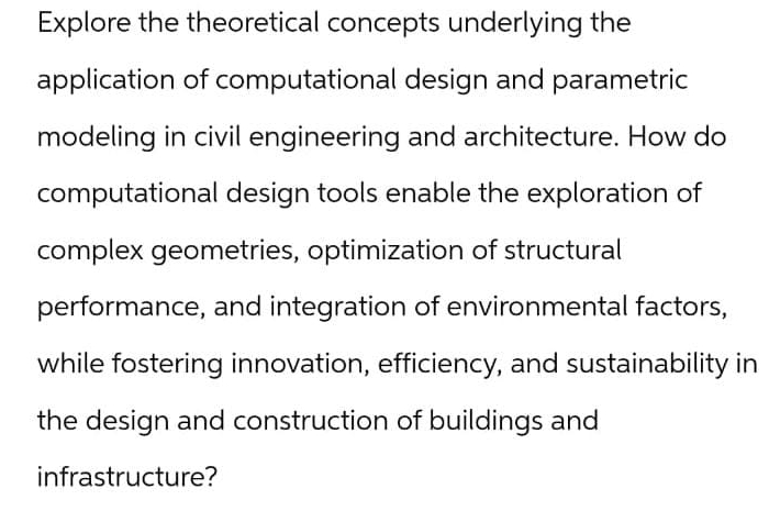 Solved Explore the theoretical concepts underlying the | Chegg.com