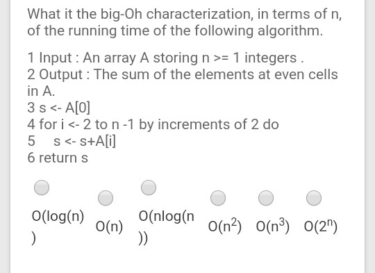 Solved Order the following asymptotic growth rates by | Chegg.com