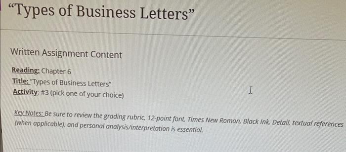 Written Assignment Content Reading: Chapter 6 Title: | Chegg.com
