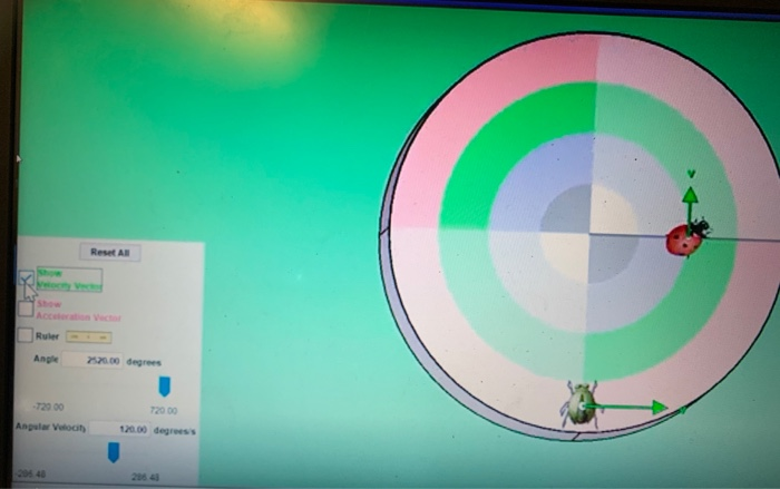 Solved A. Still focus on the two insects on the turntable. | Chegg.com