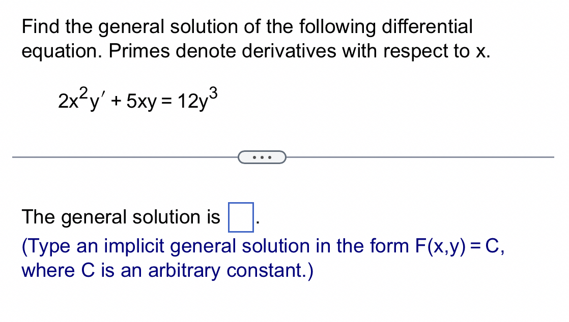 Solved Find the general solution of the following | Chegg.com