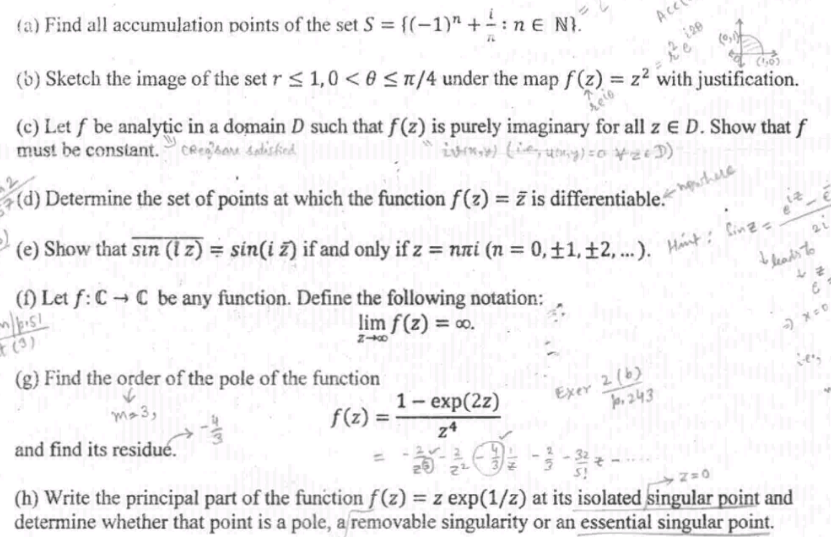 Solved (a) Find all accumulation points of the set | Chegg.com
