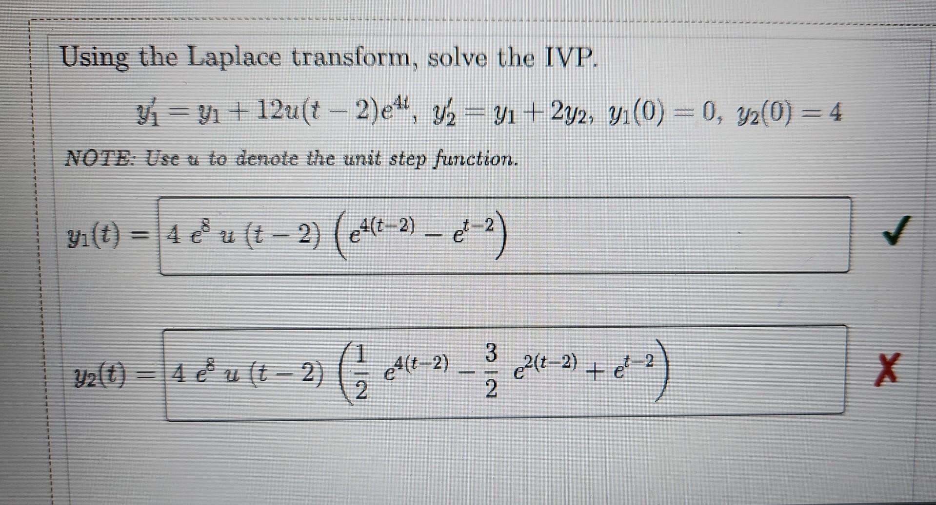 Solved Using the Laplace transform, solve the IVP. | Chegg.com