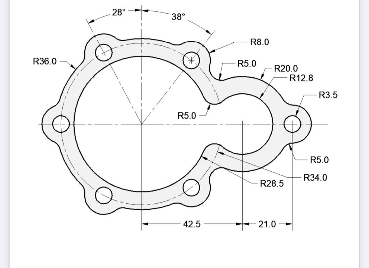 Solved 28° 38° R8.0 R36.0 R5.0 R20.0 R12.8 R3.5 R5.0 R5.0 | Chegg.com