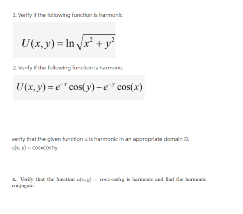 Solved Verify if the following function is | Chegg.com