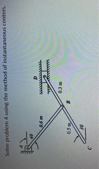 Solved solve problem using method of instantaneous | Chegg.com