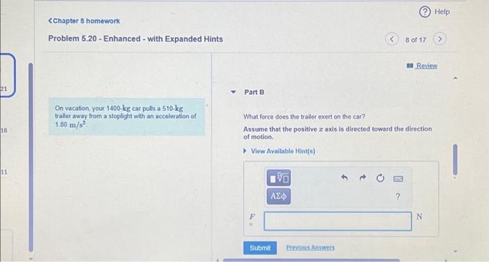 Solved Problem 5.20 - Enhanced - with Expanded Hints 8 of 17 | Chegg.com