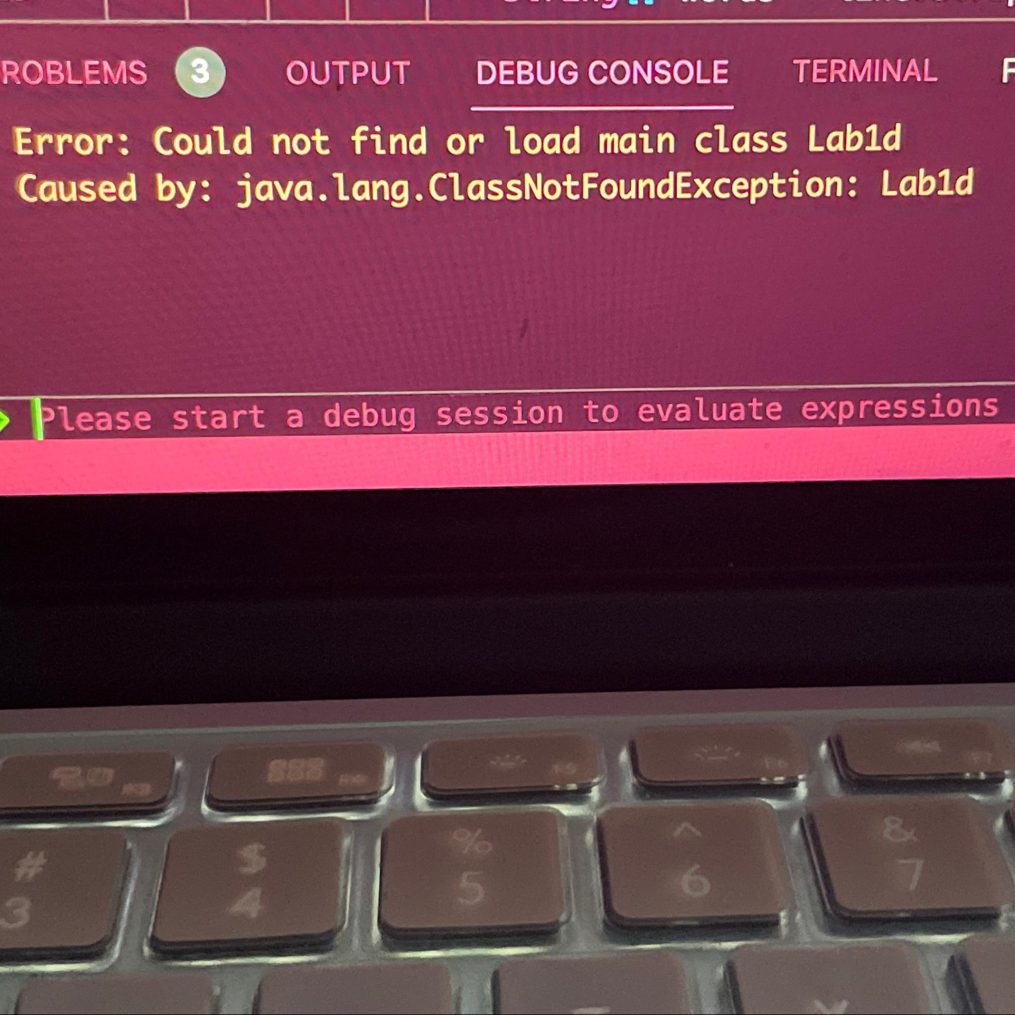 Solved Why does my debug say this? and how can I solve it | Chegg.com