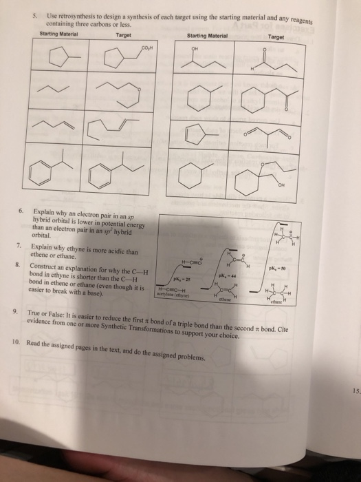 Solved Use retrosynthesis to design a synthesis of each | Chegg.com