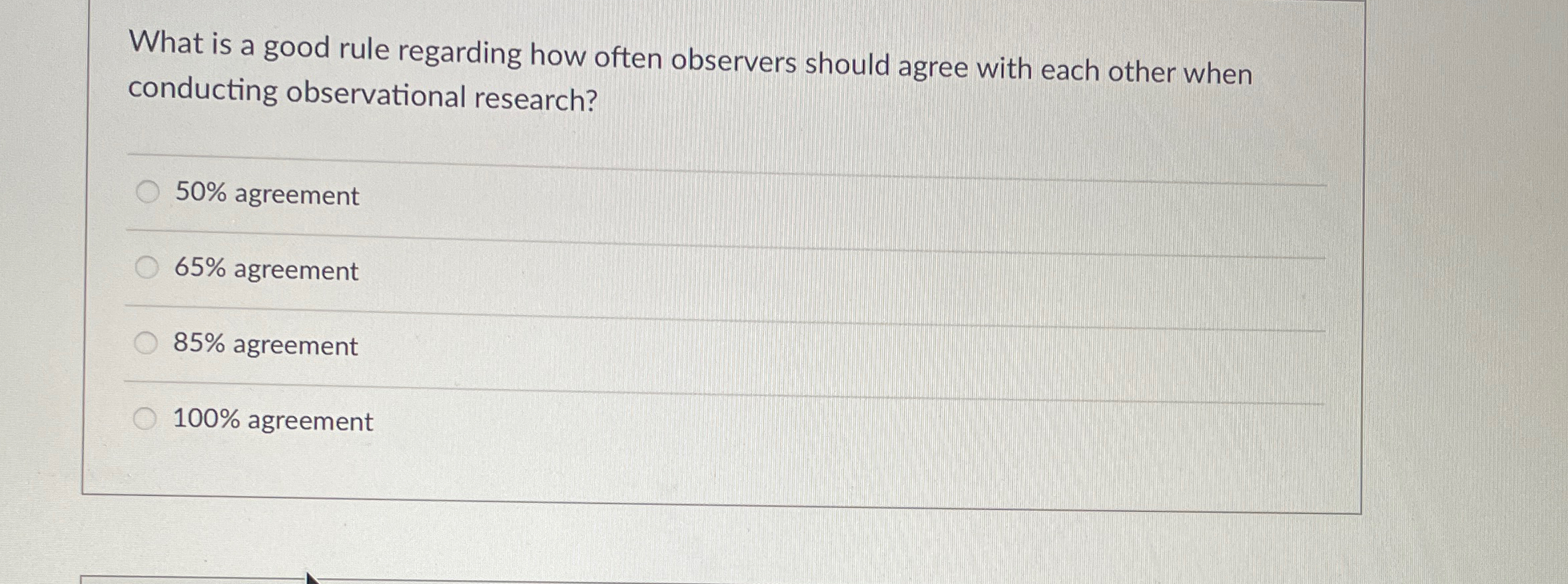Solved What is a good rule regarding how often observers | Chegg.com