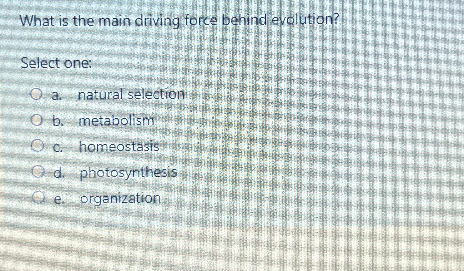 Solved What is the main driving force behind | Chegg.com