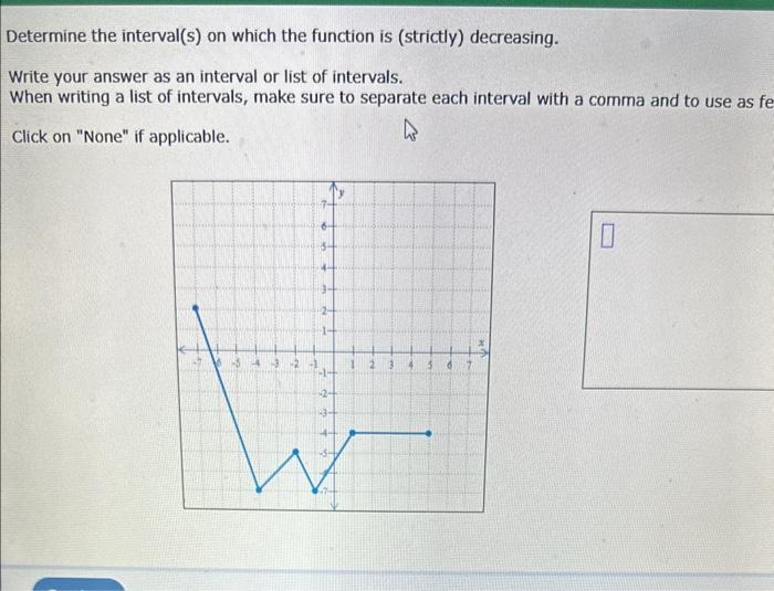 Solved Determine the interval(s) on which the function is | Chegg.com