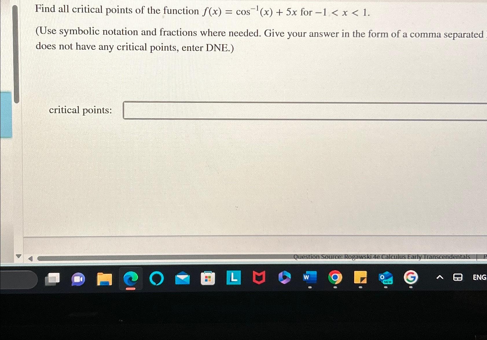 Solved Find all critical points of the function | Chegg.com