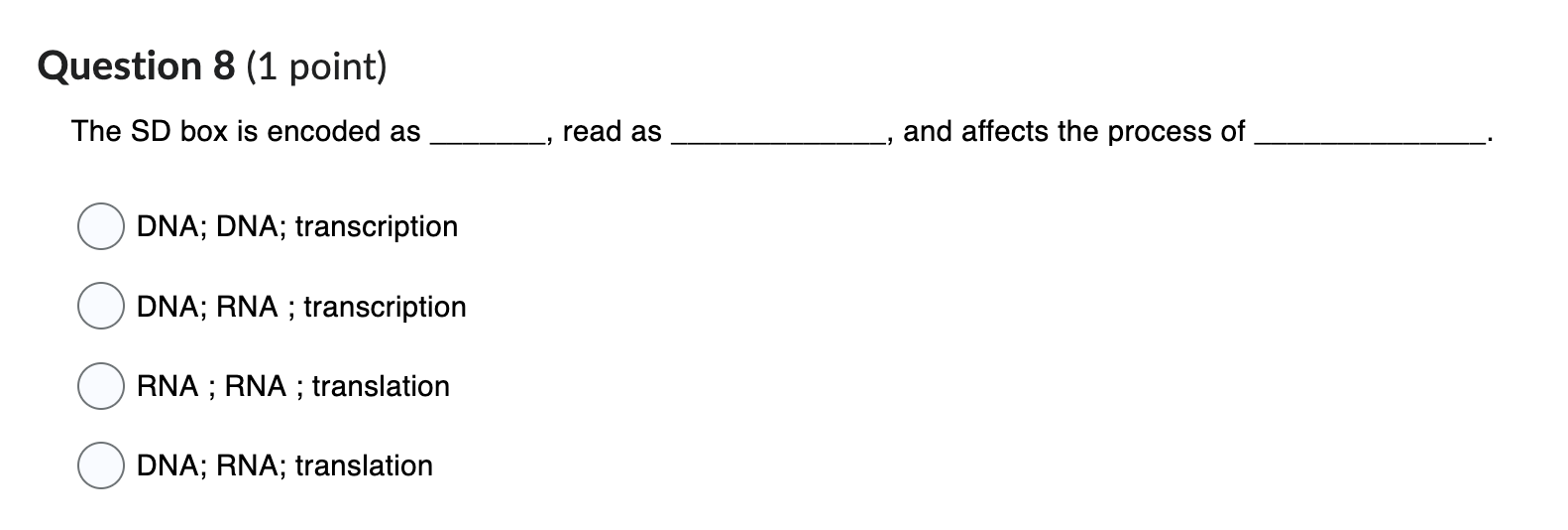 Solved Question 8 (1 ﻿point)The SD box is encoded asread | Chegg.com