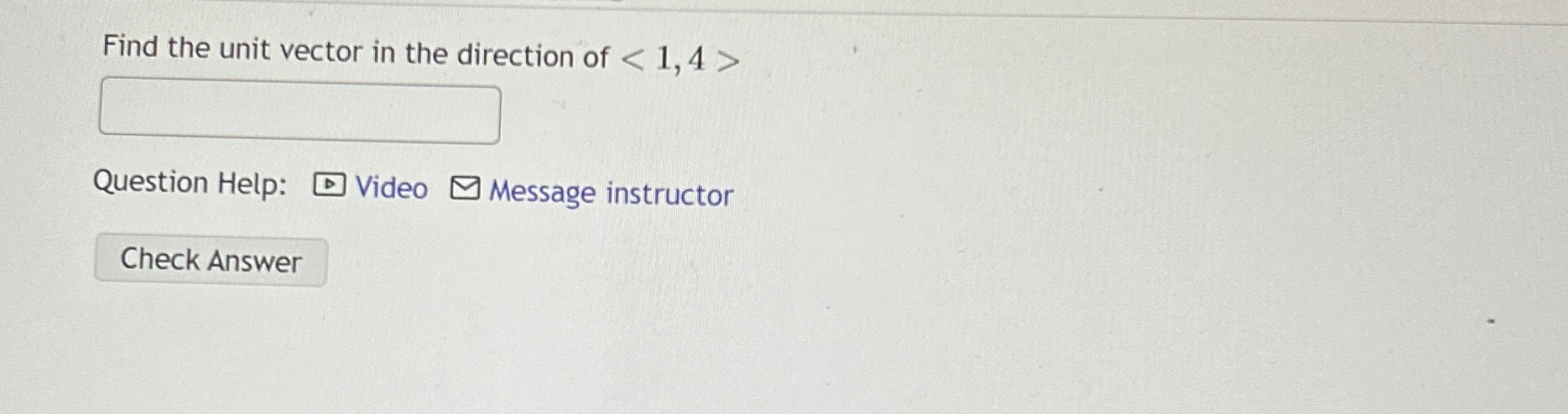 Solved Find the unit vector in the direction of | Chegg.com