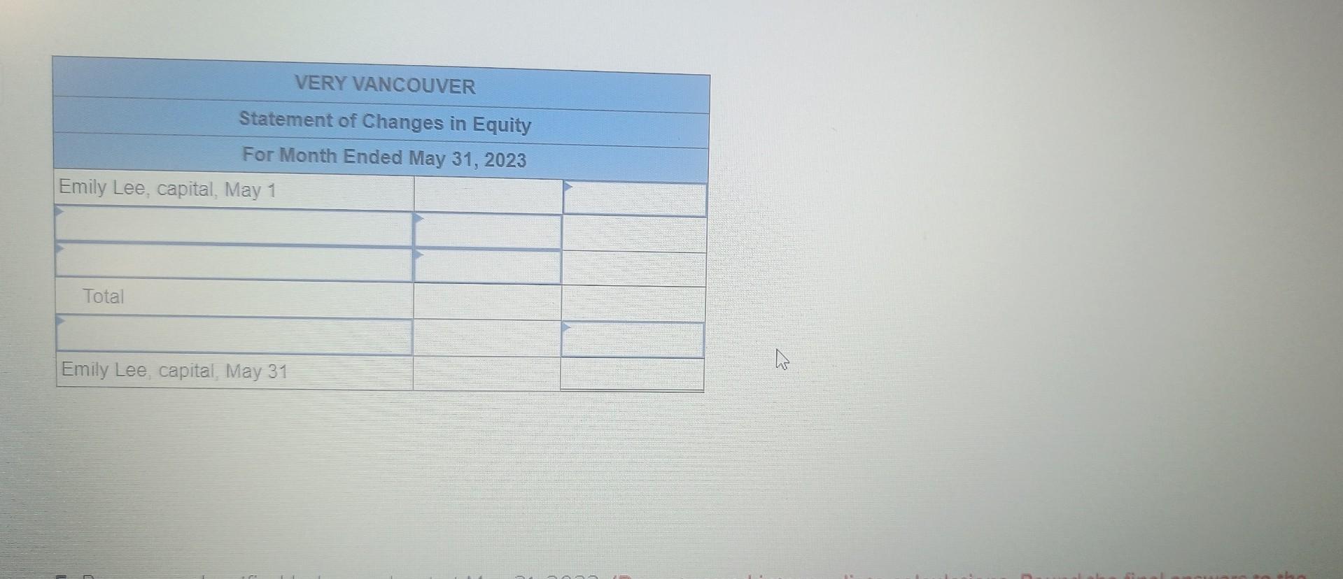 Solved Emily Lee grew up in Vancouver and loves to be a | Chegg.com