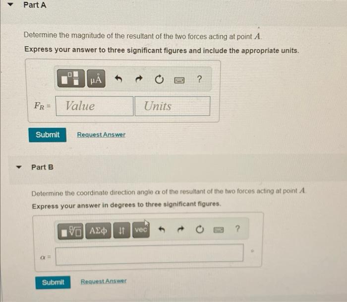 Solved Figure 1 of 1Determine the magnitude of the resultant | Chegg.com