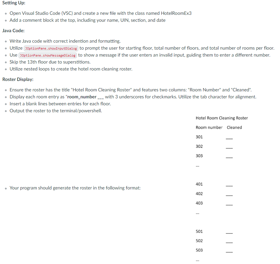 Solved Assignment: Create a Java Program with JOptionPane | Chegg.com