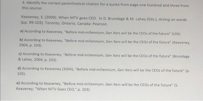 Solved answer the following question about APA format for a | Chegg.com