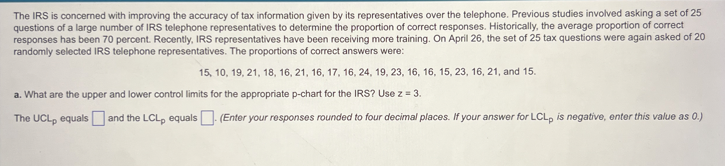 Solved The IRS is concerned with improving the accuracy of | Chegg.com