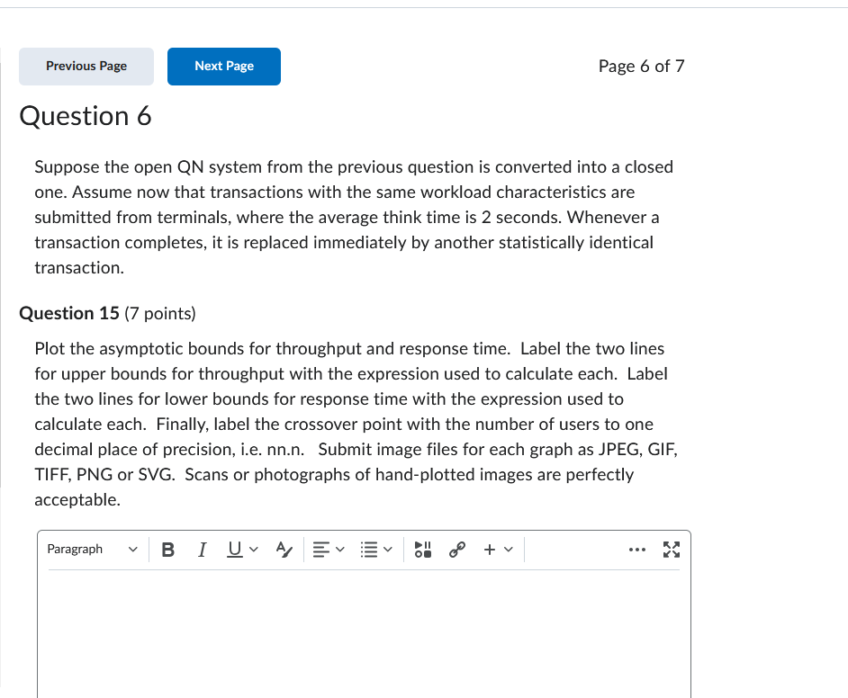 Solved Question 6Suppose the open QN system from the | Chegg.com