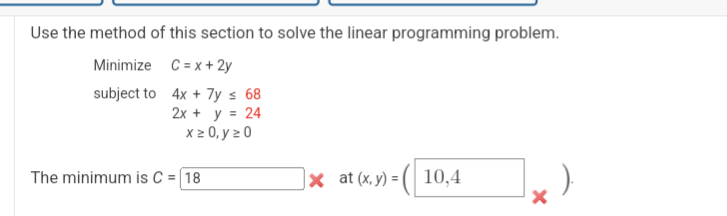 Solved Use the simplex method of this section to solve the | Chegg.com