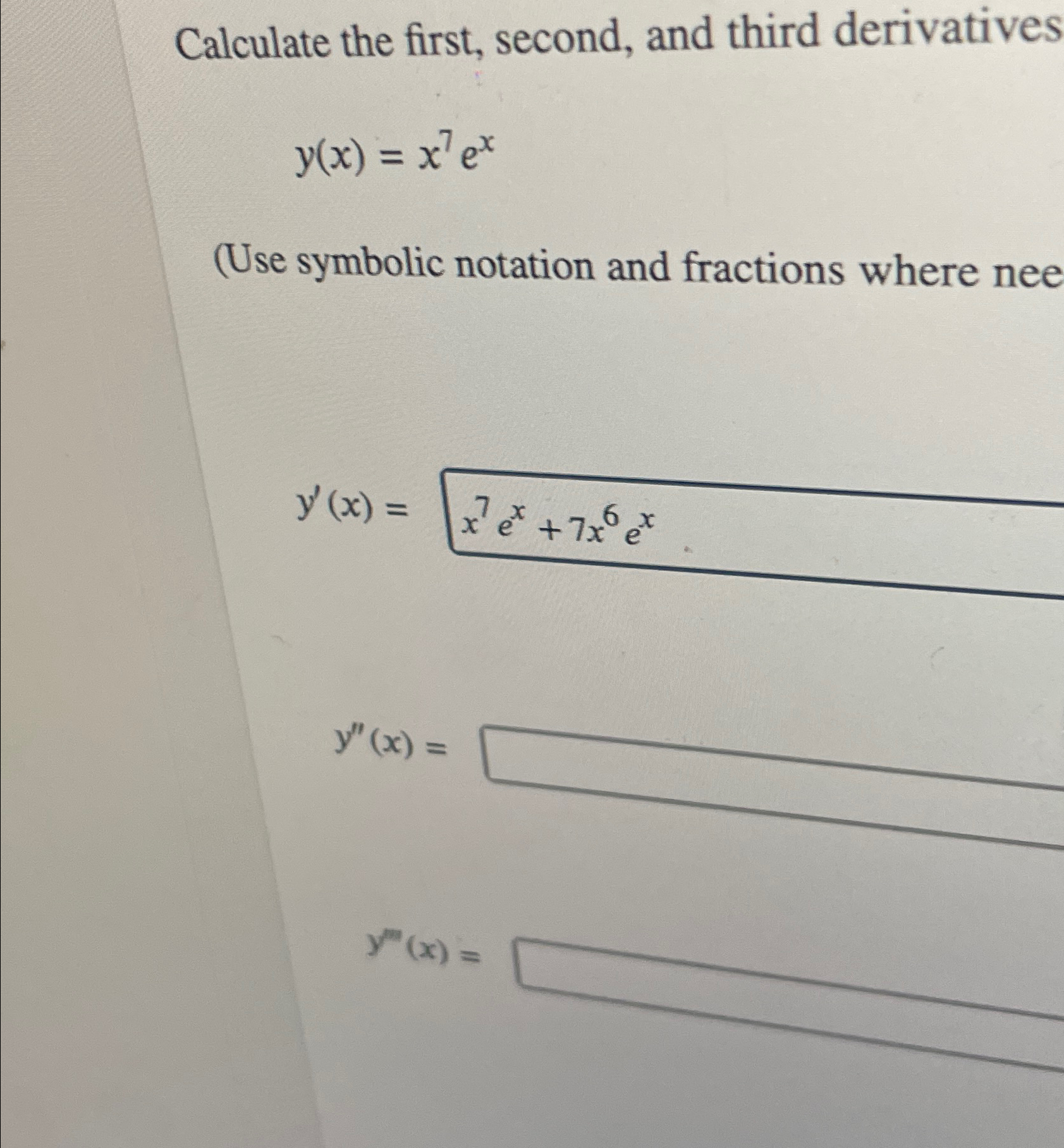 Solved Calculate the first, second, and third | Chegg.com