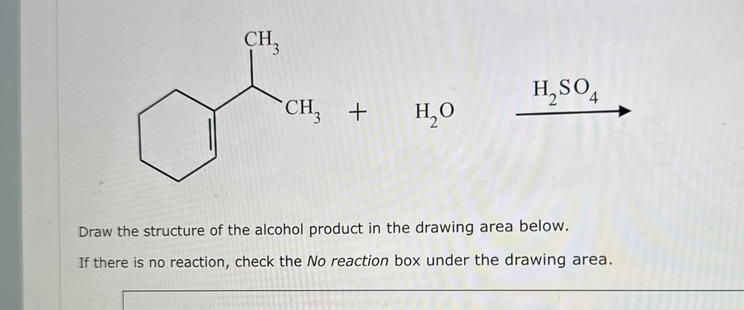 Solved →-Draw the structure of the alcohol product in the | Chegg.com