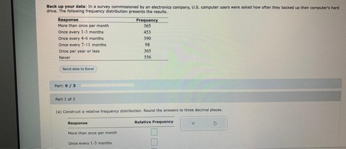 Solved construct a relative frequency distribution. round | Chegg.com