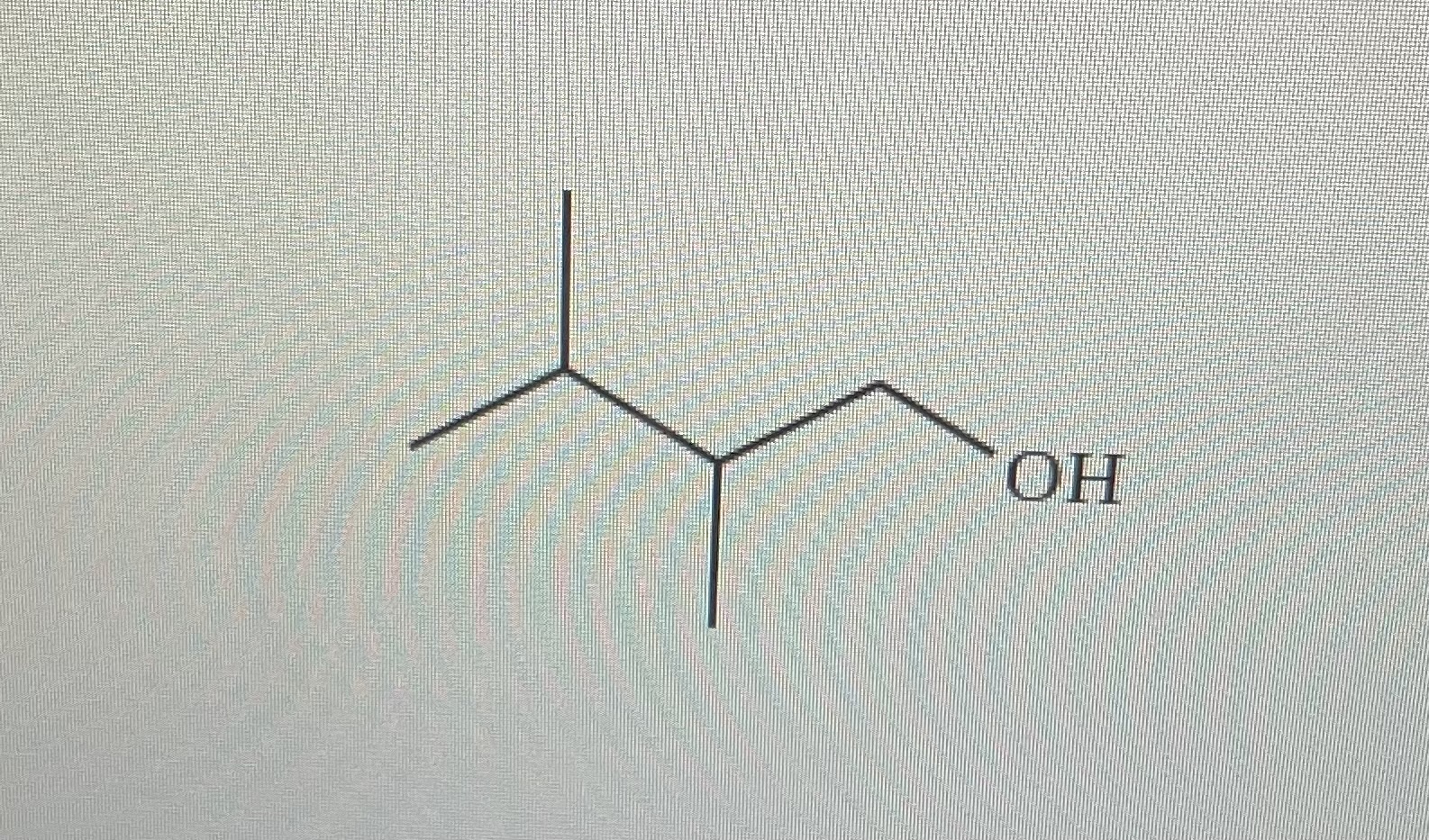 Solved If the alcohol below is reacted with a concentrated | Chegg.com